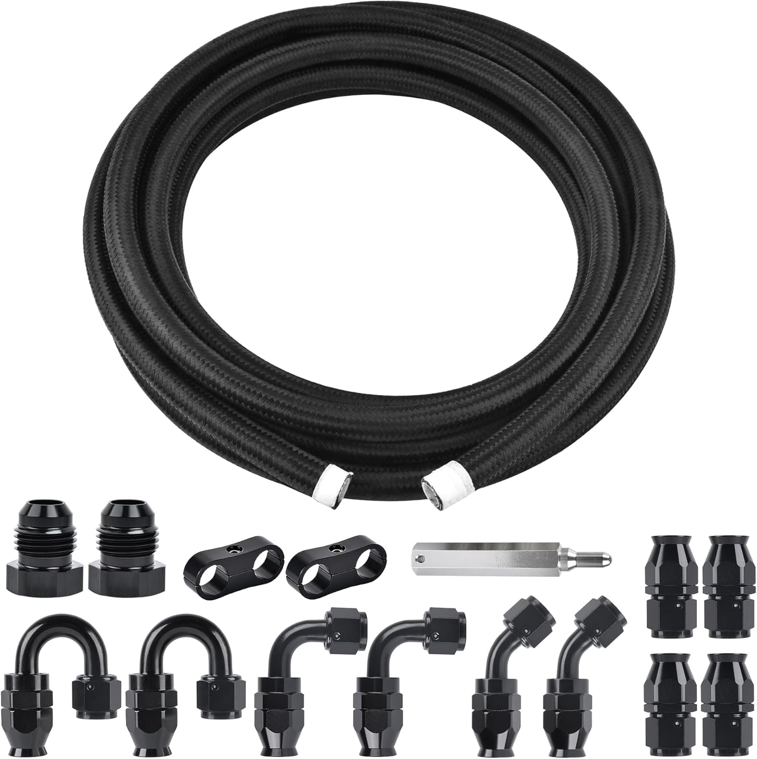 10' 8AN PTFE Fuel Line Kit